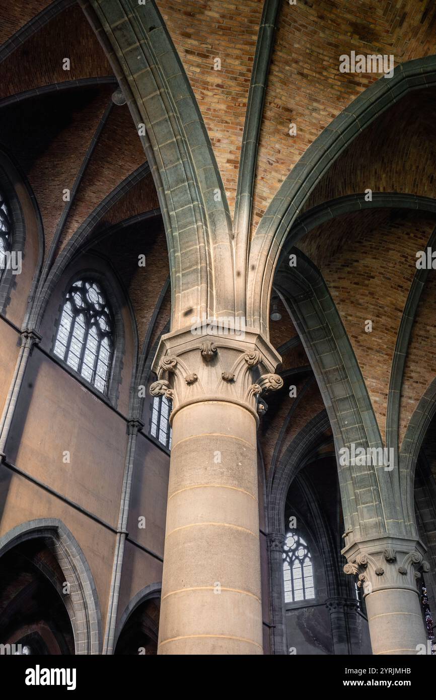 Inside an Old Abandoned church somewhere in Belgium. Urbex Stock Photo ...