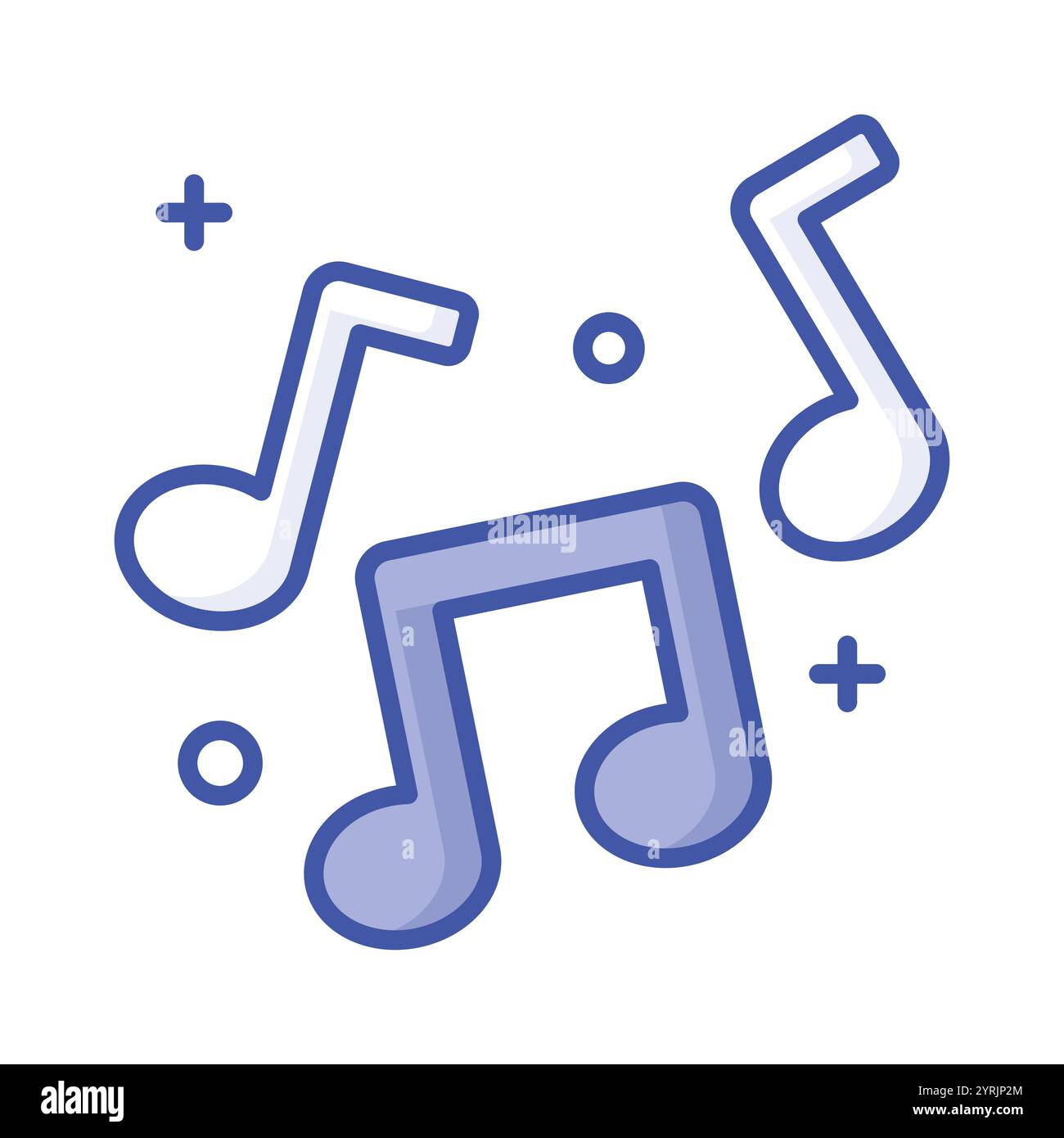 Nota Musical Azul Clipart Notas Musicais