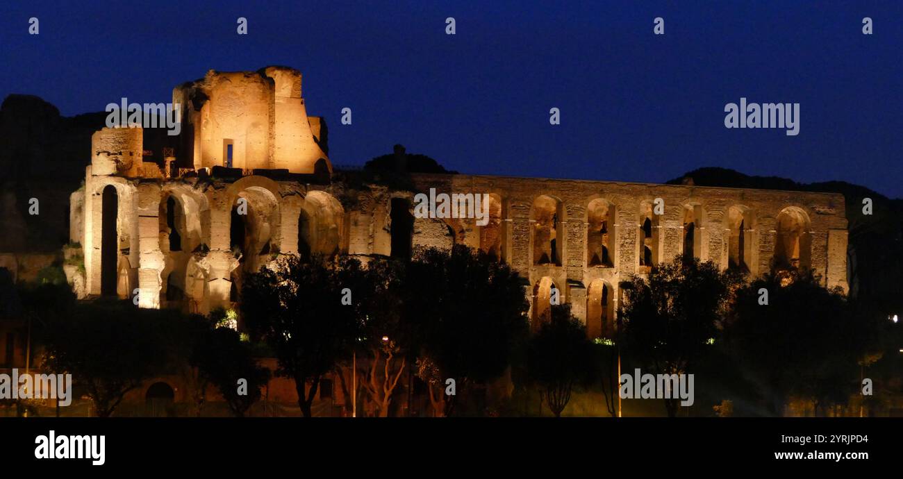 The Domus Severiana, part of the imperial palaces on the Palatine Hill ...
