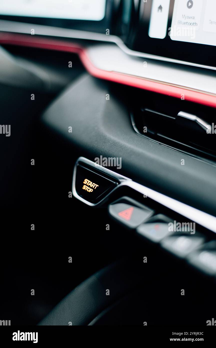 control buttons in the car, start and stop. High quality photo Stock ...