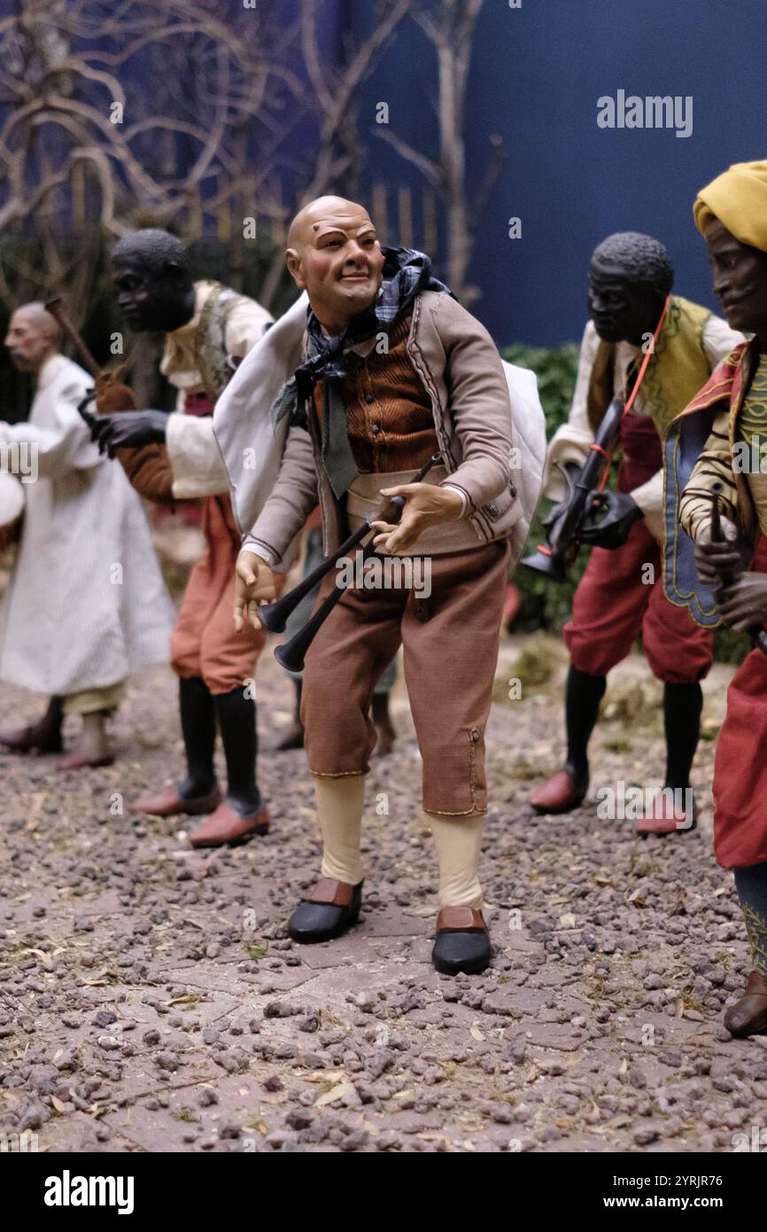 Madrid, Spain. 04th Dec, 2024. Several figures from the 18th century ...