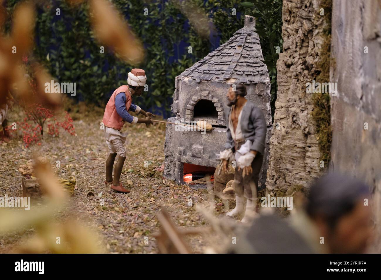 Madrid, Spain. 04th Dec, 2024. Several figures from the 18th century ...