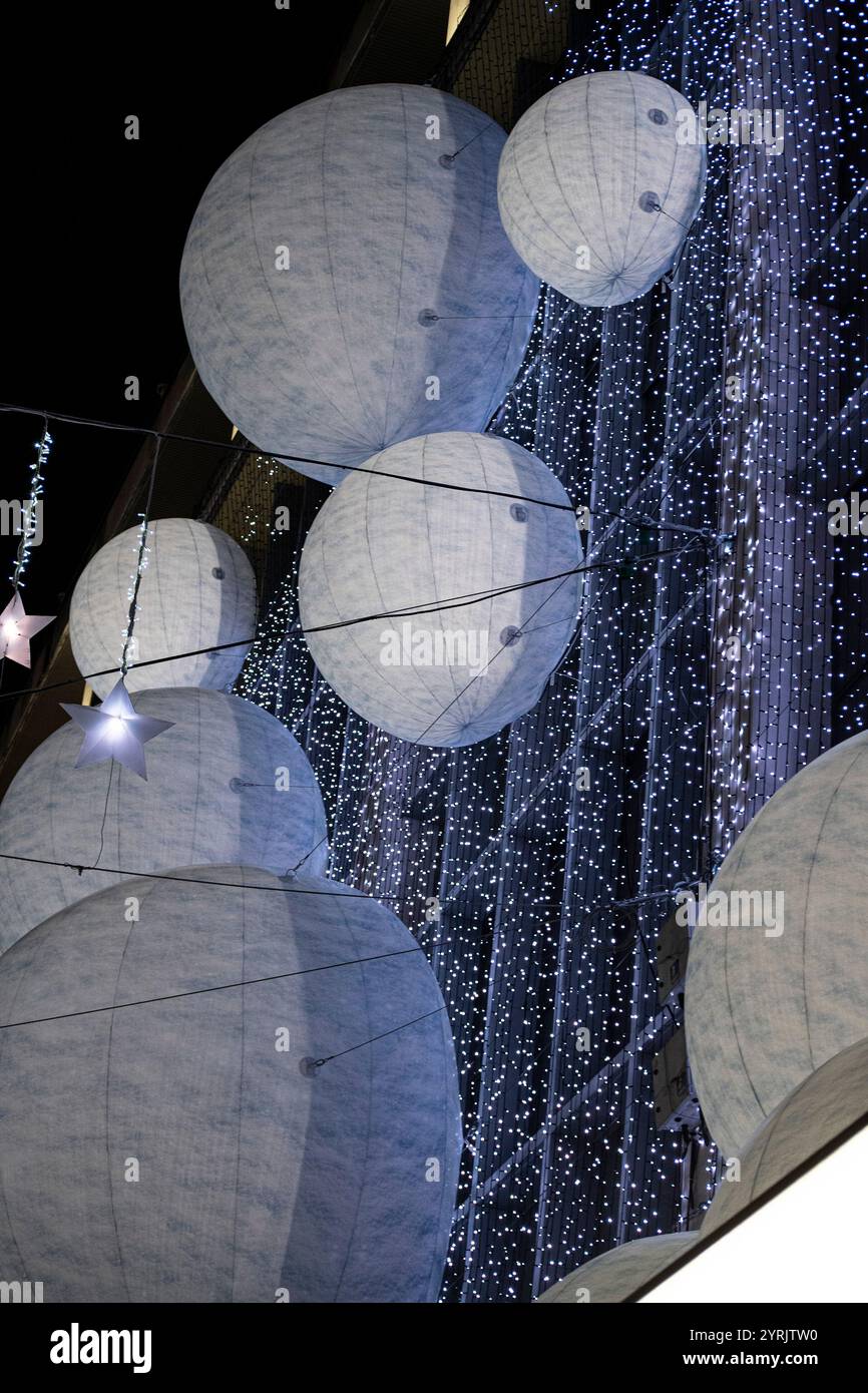 Festive lights and baubles hi-res stock photography and images - Alamy