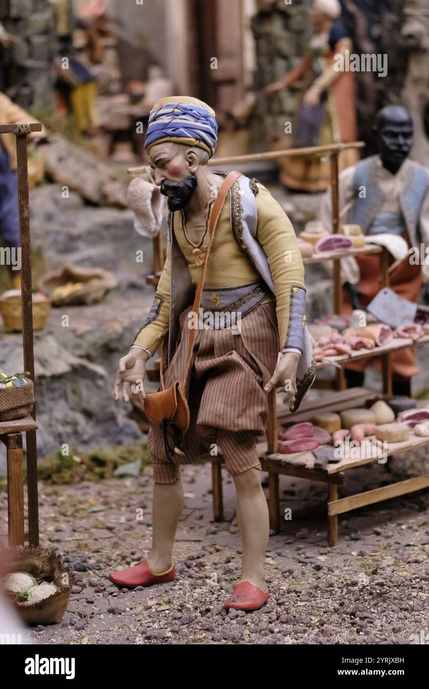 Madrid, Spain. 04th Dec, 2024. Several figures from the 18th century ...