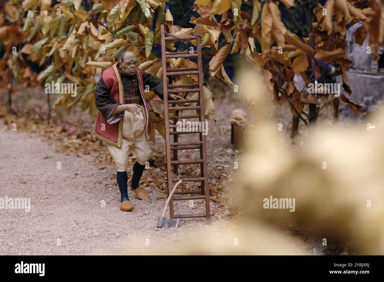 Madrid, Spain. 04th Dec, 2024. Several figures from the 18th century ...