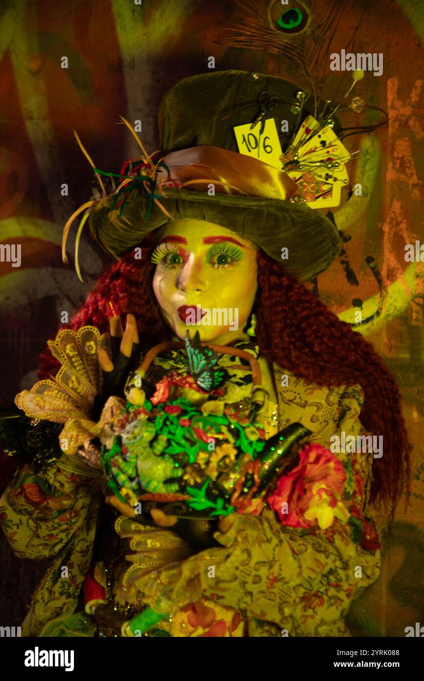 Emotive portrait of a young woman with natural light, capturing raw ...