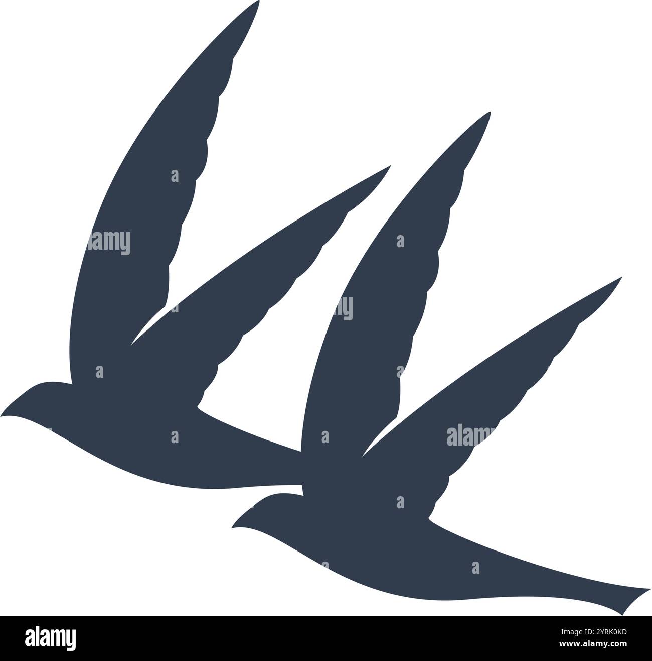 Swallowtail bird logo icon design template Stock Vector Image & Art - Alamy