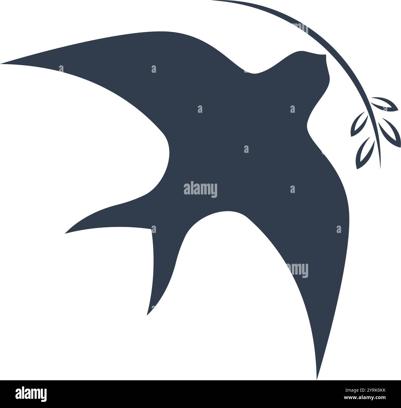 Swallowtail bird logo icon design template Stock Vector Image & Art - Alamy