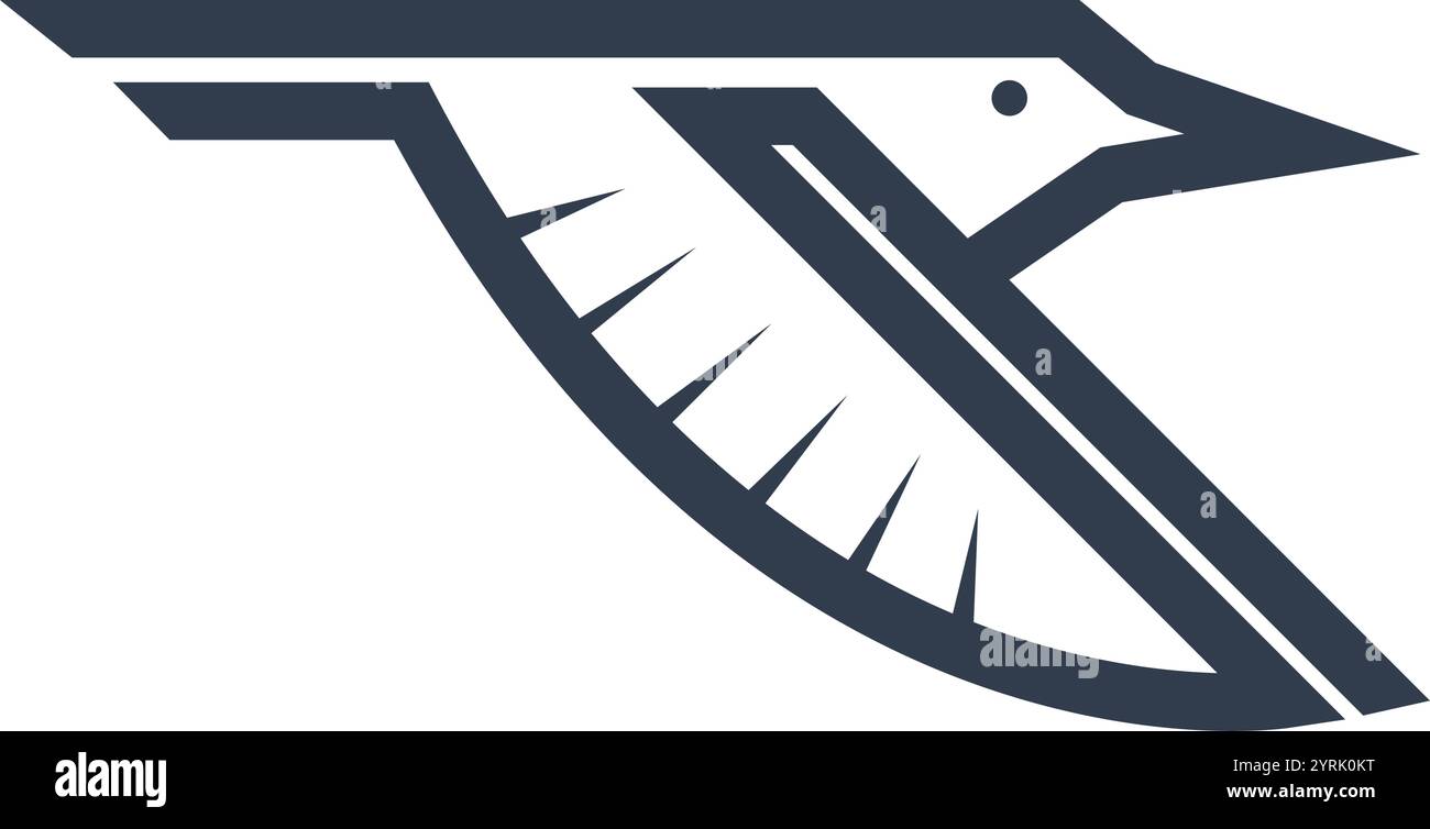 Swallowtail bird logo icon design template Stock Vector Image & Art - Alamy