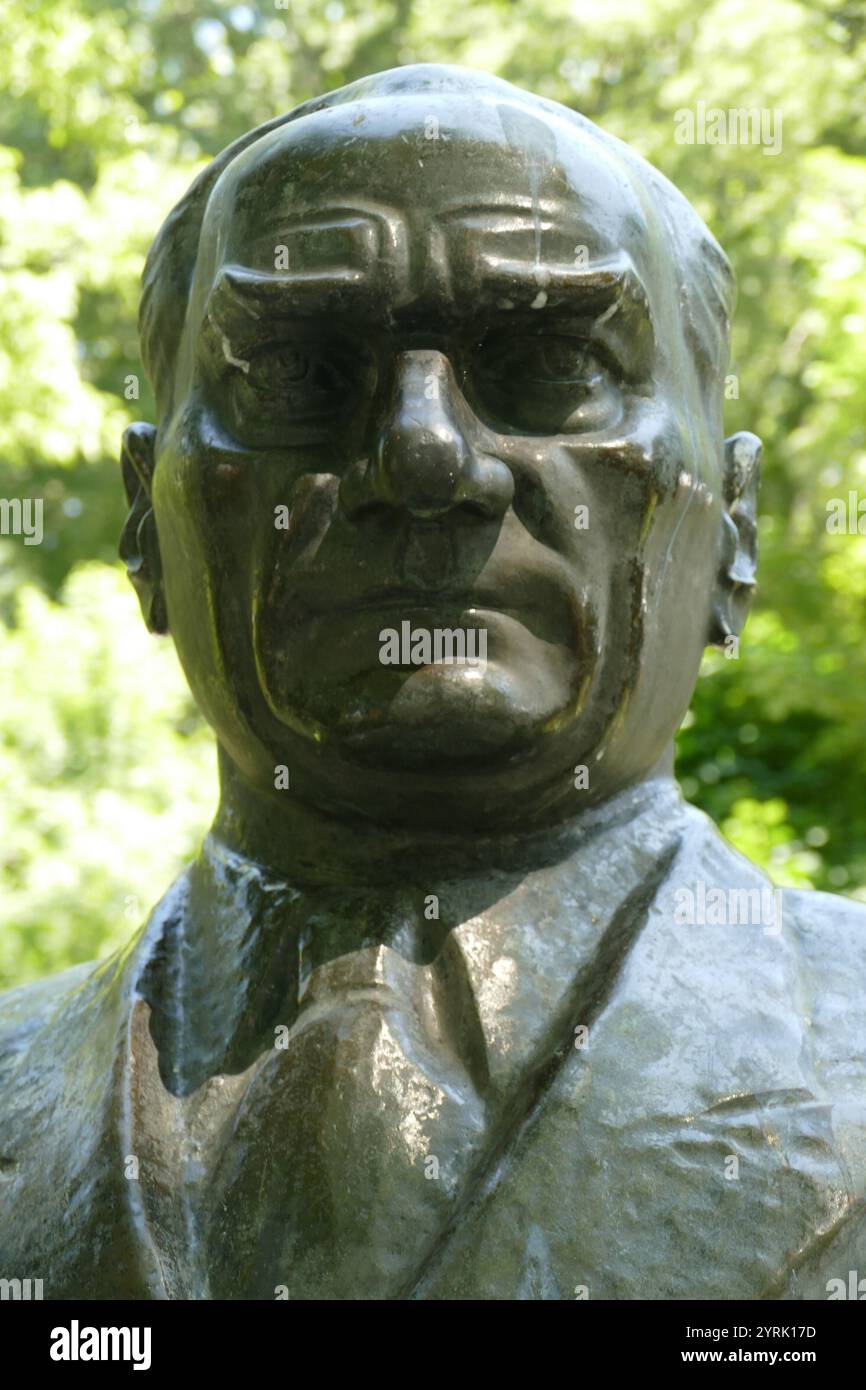 Statue of Mustafa Kemal Ataturk (1881 - 1938); Turkish army officer ...