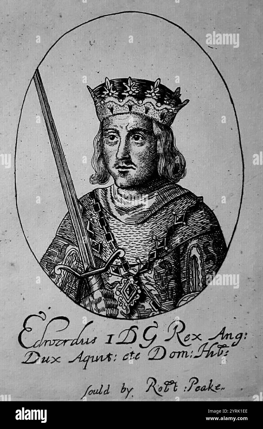 Edward I (1239 ? 1307), King of England from 1272 to 1307 Stock Photo ...