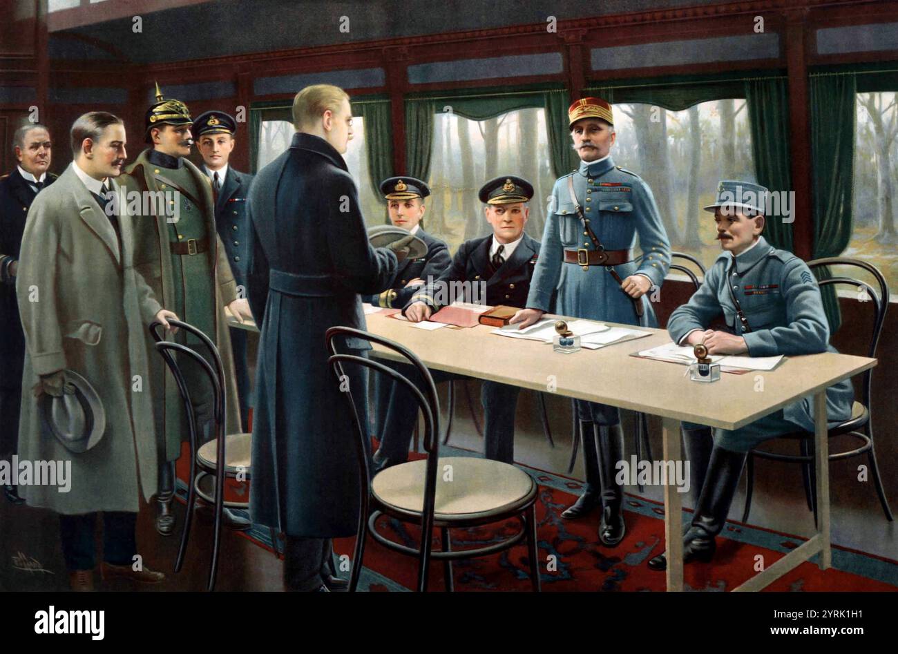 Armistice of 11 November 1918: German Admiral Ernst Vanselow, German ...