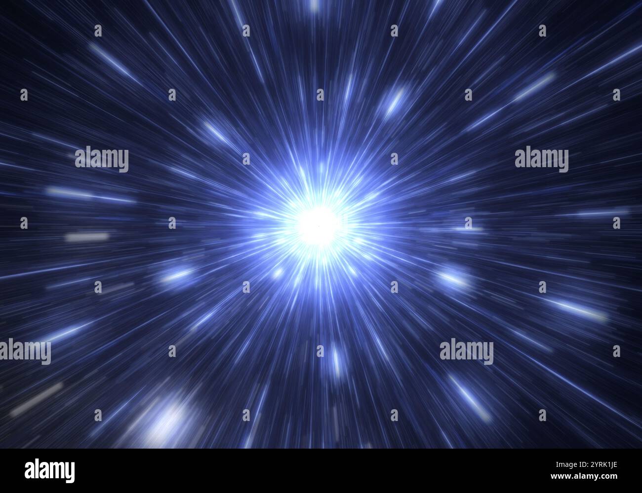 Time warp, traveling in space. The black hole tunnel or vortex ...