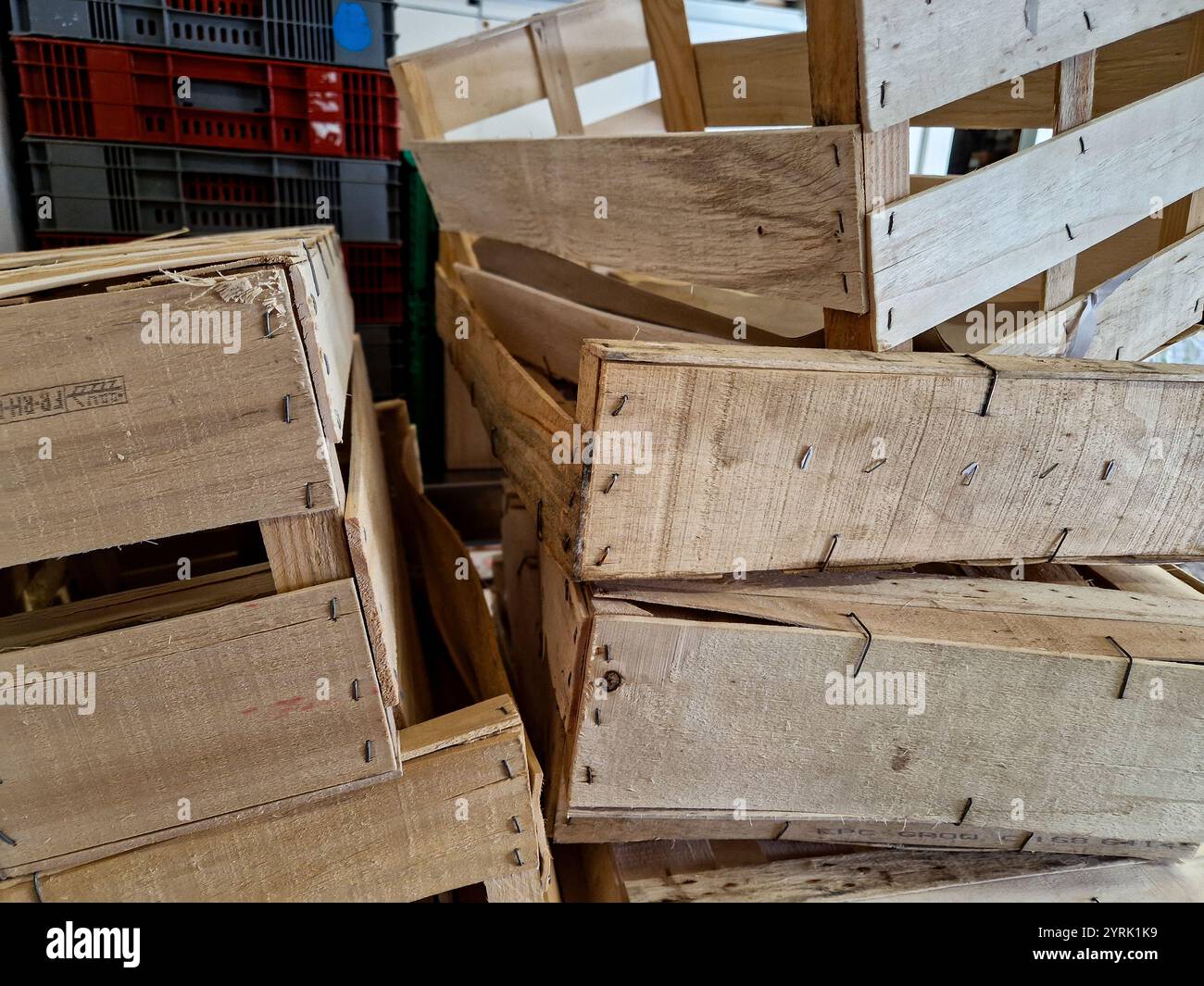 Disused crates hi-res stock photography and images - Alamy