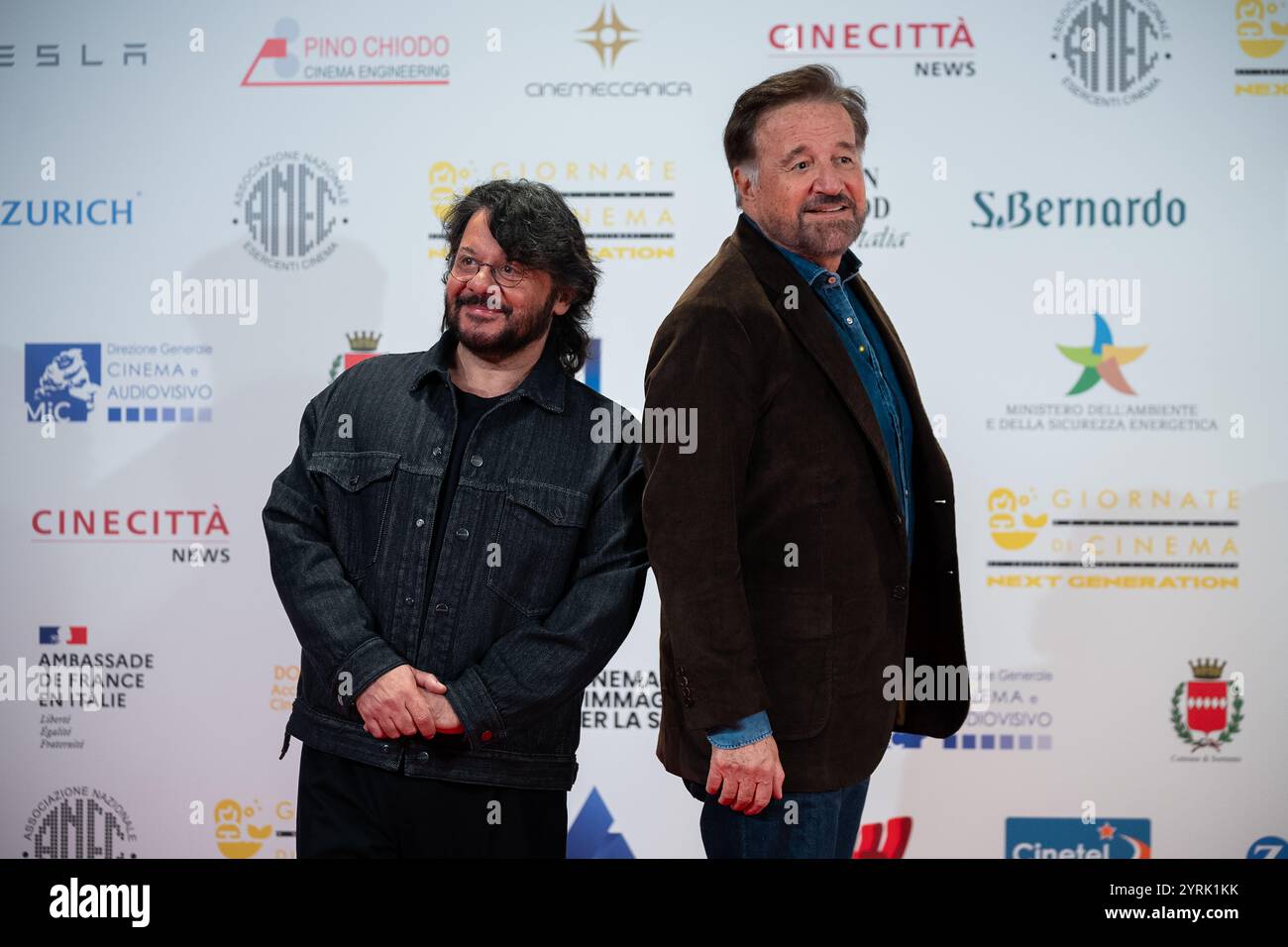 Sorrento, Italy. 04th Dec, 2024. Lillo Petrolo (L) and Christian De ...
