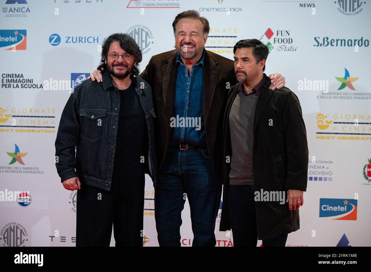 Sorrento, Italy. 04th Dec, 2024. Lillo Petrolo, Christian De Sica and ...