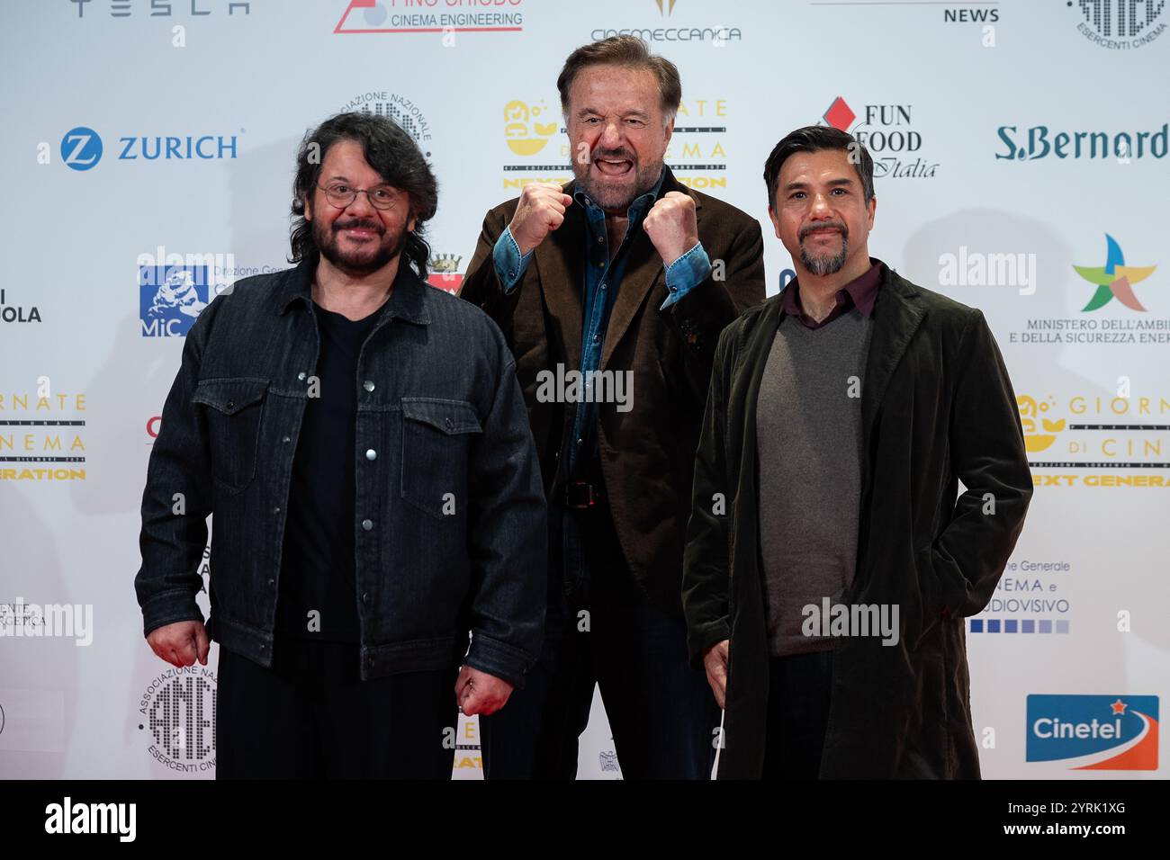 Sorrento, Italy. 04th Dec, 2024. Lillo Petrolo, Christian De Sica and ...