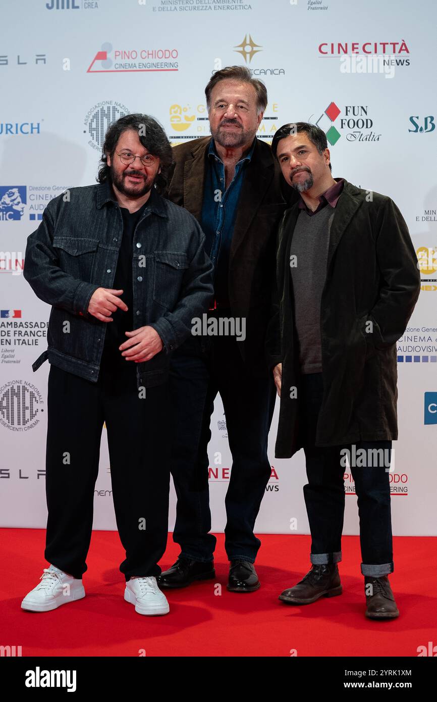 Sorrento, Italy. 04th Dec, 2024. Lillo Petrolo, Christian De Sica and ...