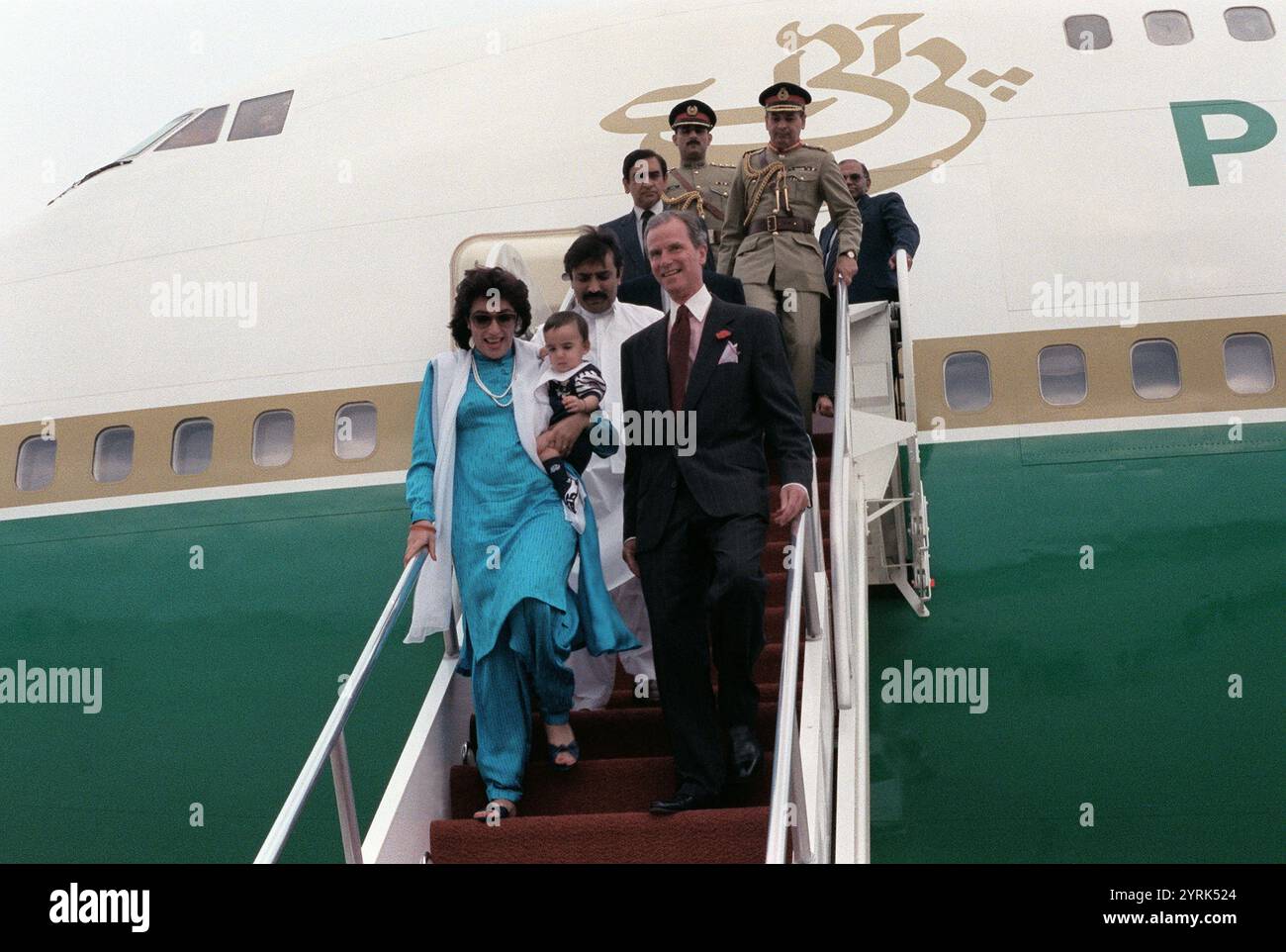 First woman prime minister in a muslim majority country hi-res stock ...