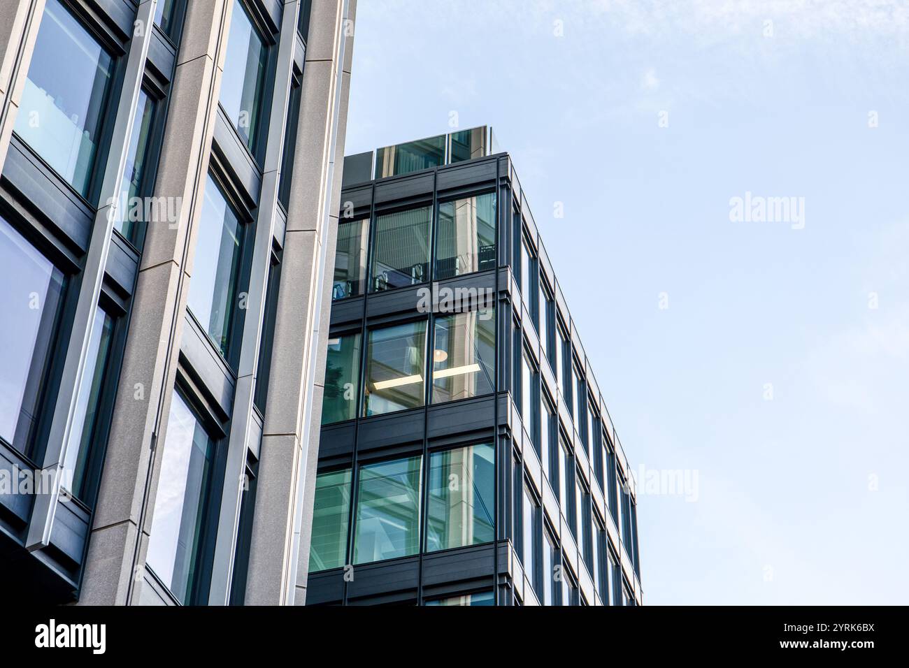 Multi-storey office building with windows , business environment Stock ...