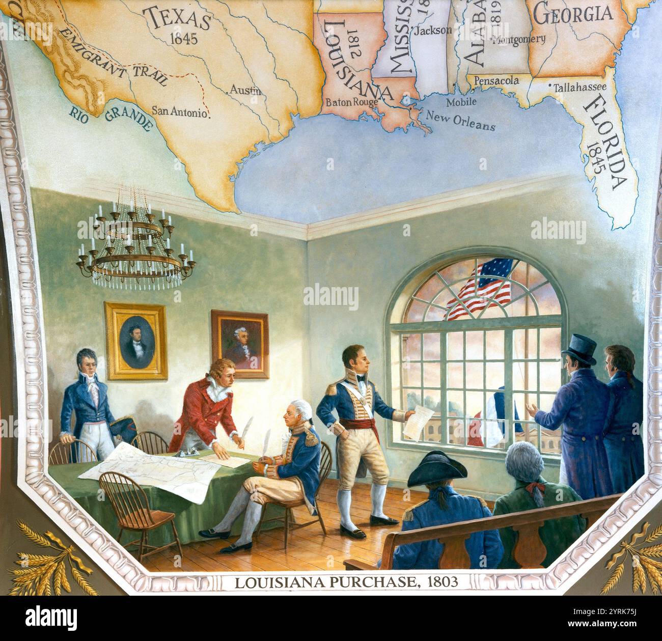 EverGreene Painting Studios, Oil on Canvas, 1993-1994 The third signing ...