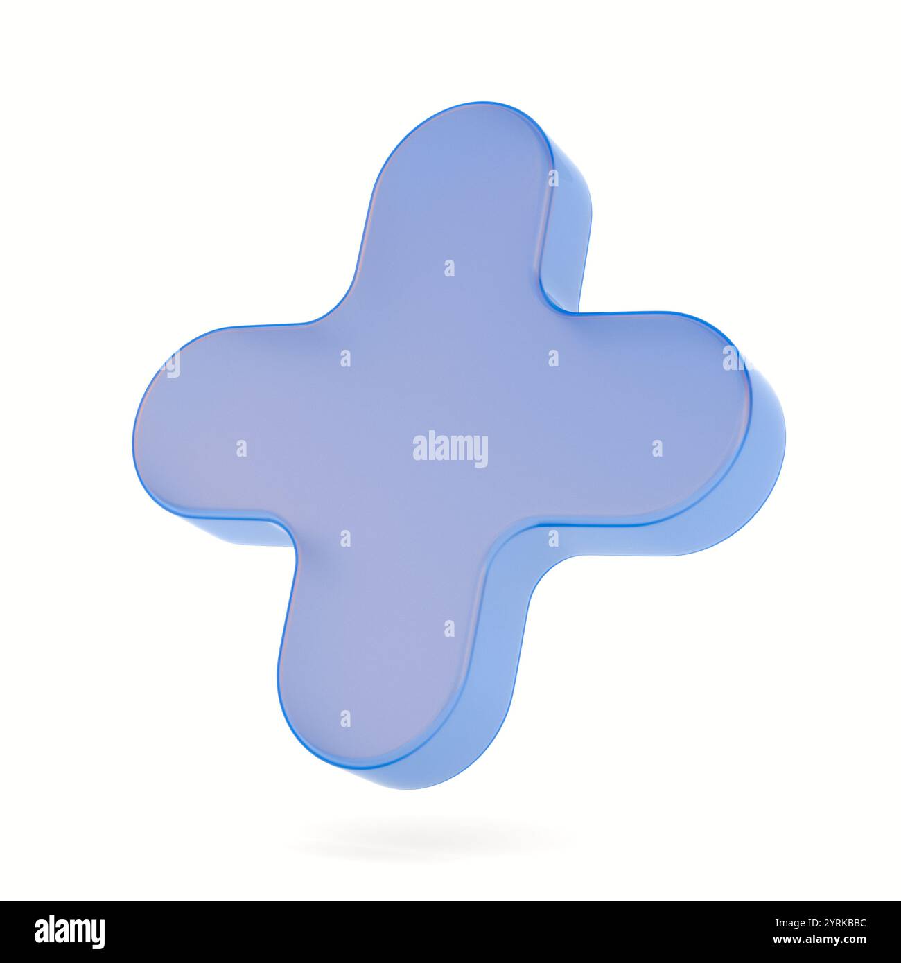 Sign plus on white background. isolated 3D illustration Stock Photo - Alamy