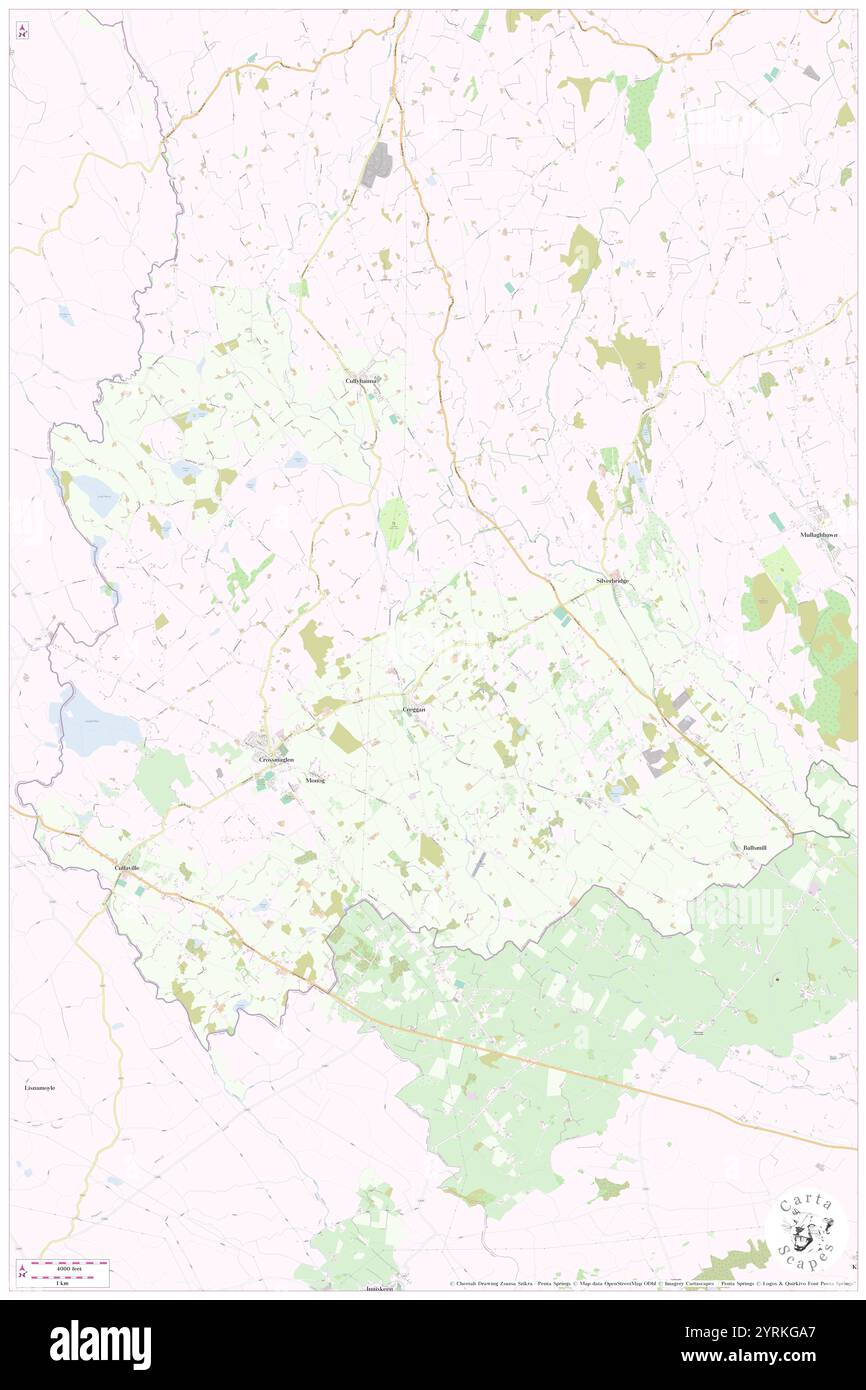 Creggan, Westmeath, IE, Ireland, Leinster, N 53 24' 25'', S 7 53' 3 ...
