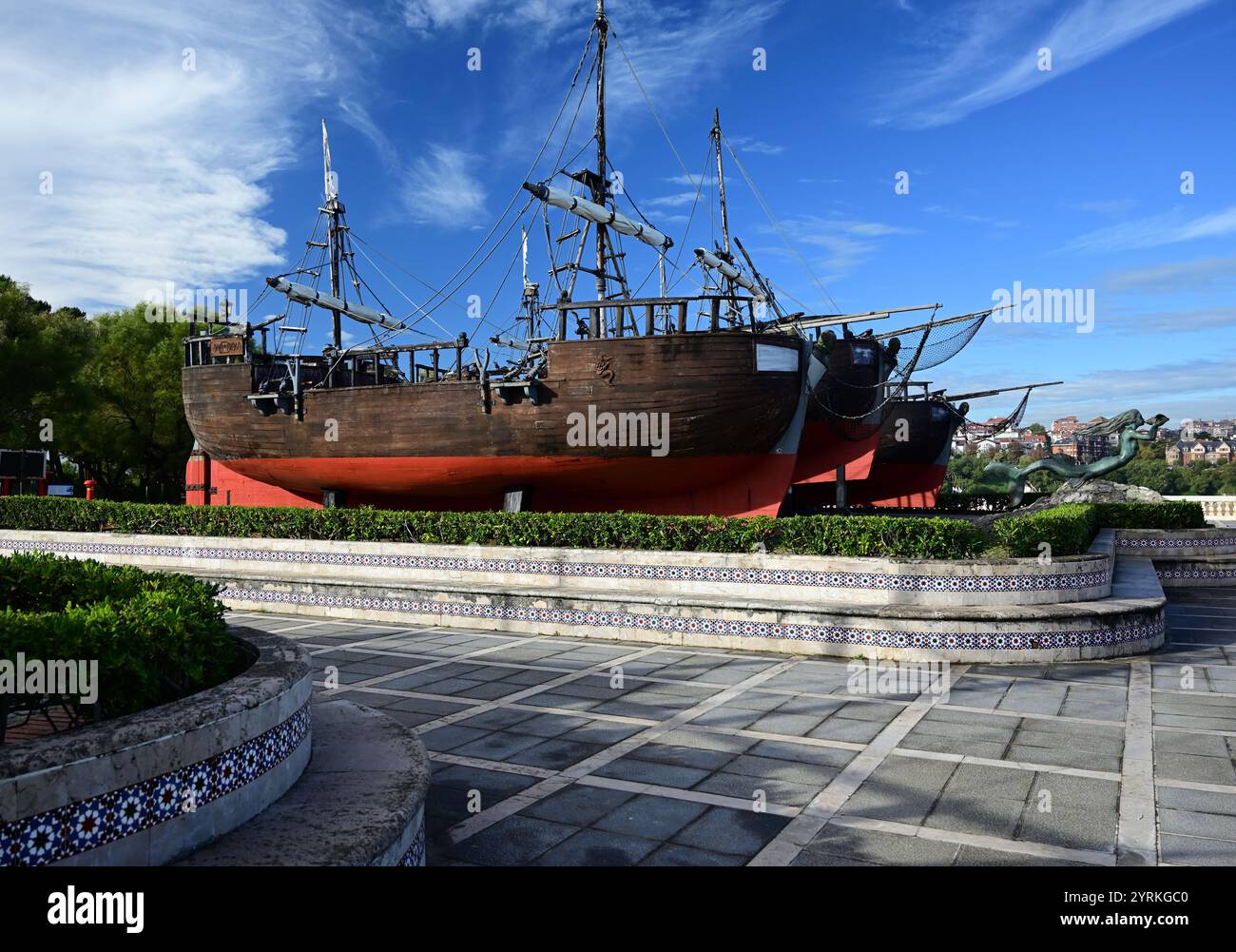 The Man and the Sea open air museum in Magdalena Park, Santander ...