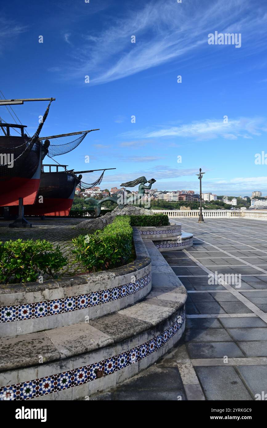 The Man and the Sea open air museum in Magdalena Park, Santander ...