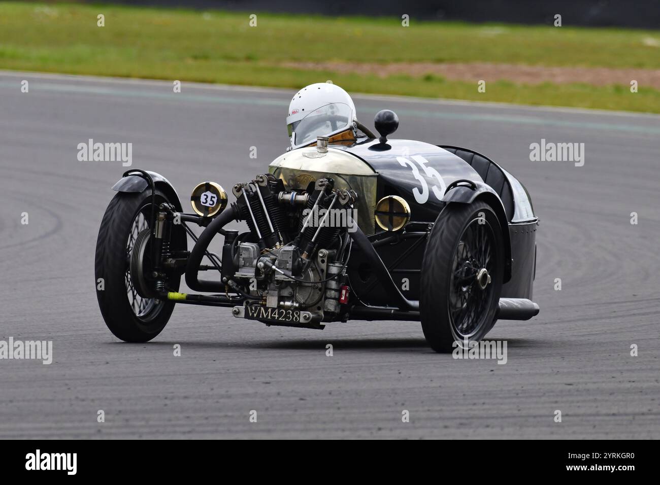 Sue Darbyshire, Morgan Super Aero, Fox and Nicholl Trophy Race a ...