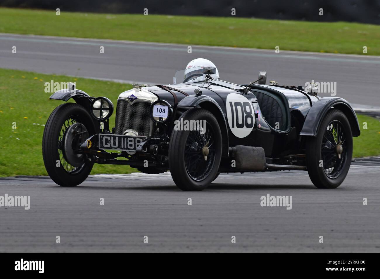 Mike Dowell, Riley Brooklands, Fox and Nicholl Trophy Race a fifteen ...