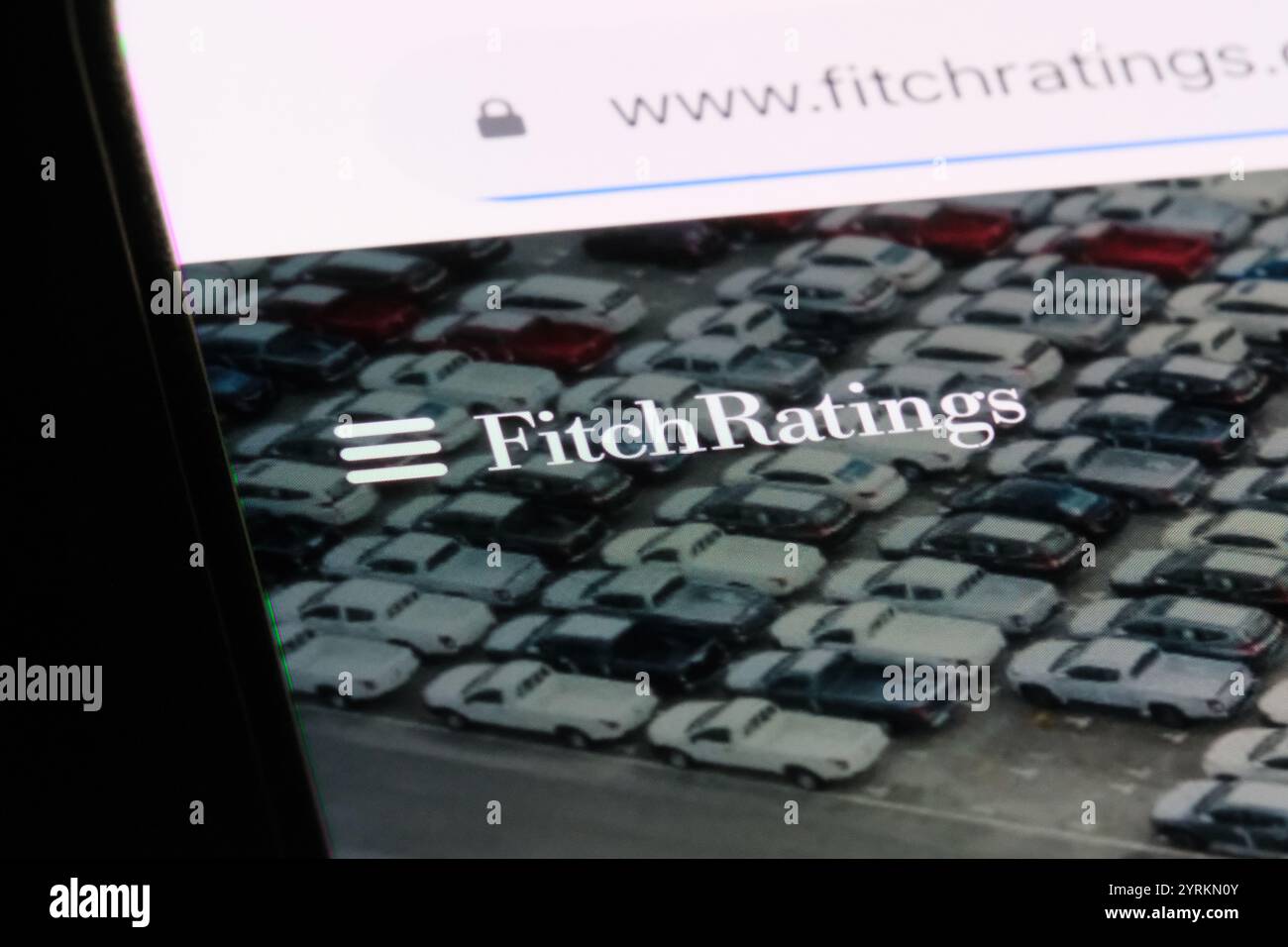 Fitch Ratings company brand logo on website Stock Photo - Alamy