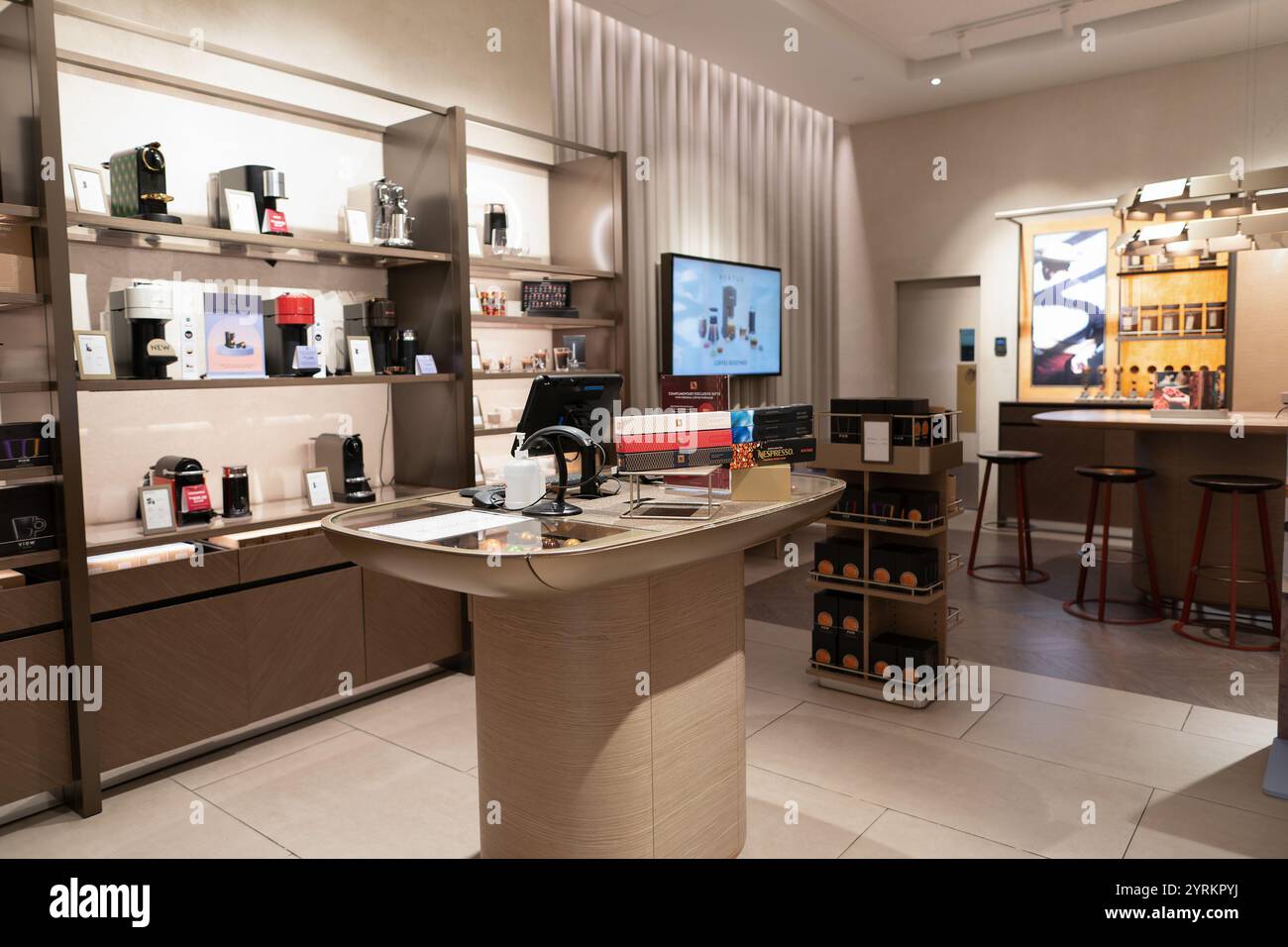 KUALA LUMPUR, MALAYSIA - NOVEMBER 09, 2023: goods on display at ...