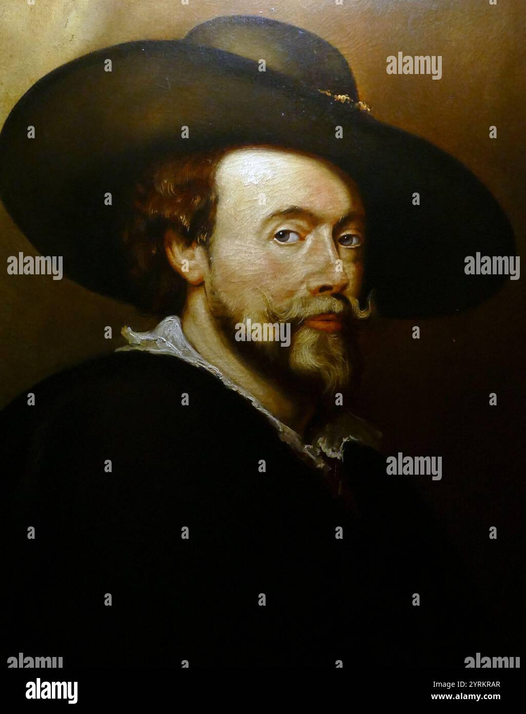 self portrait (1623) by Sir Peter Paul Rubens (1577 - 1640); Flemish artist. He is considered ...