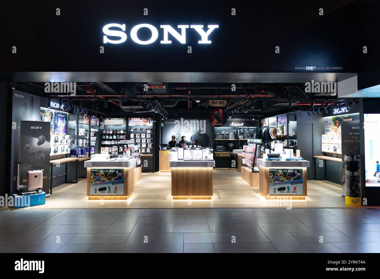 KUALA LUMPUR, MALAYSIA - NOVEMBER 14, 2023: the Sony store in KLIA2 ...