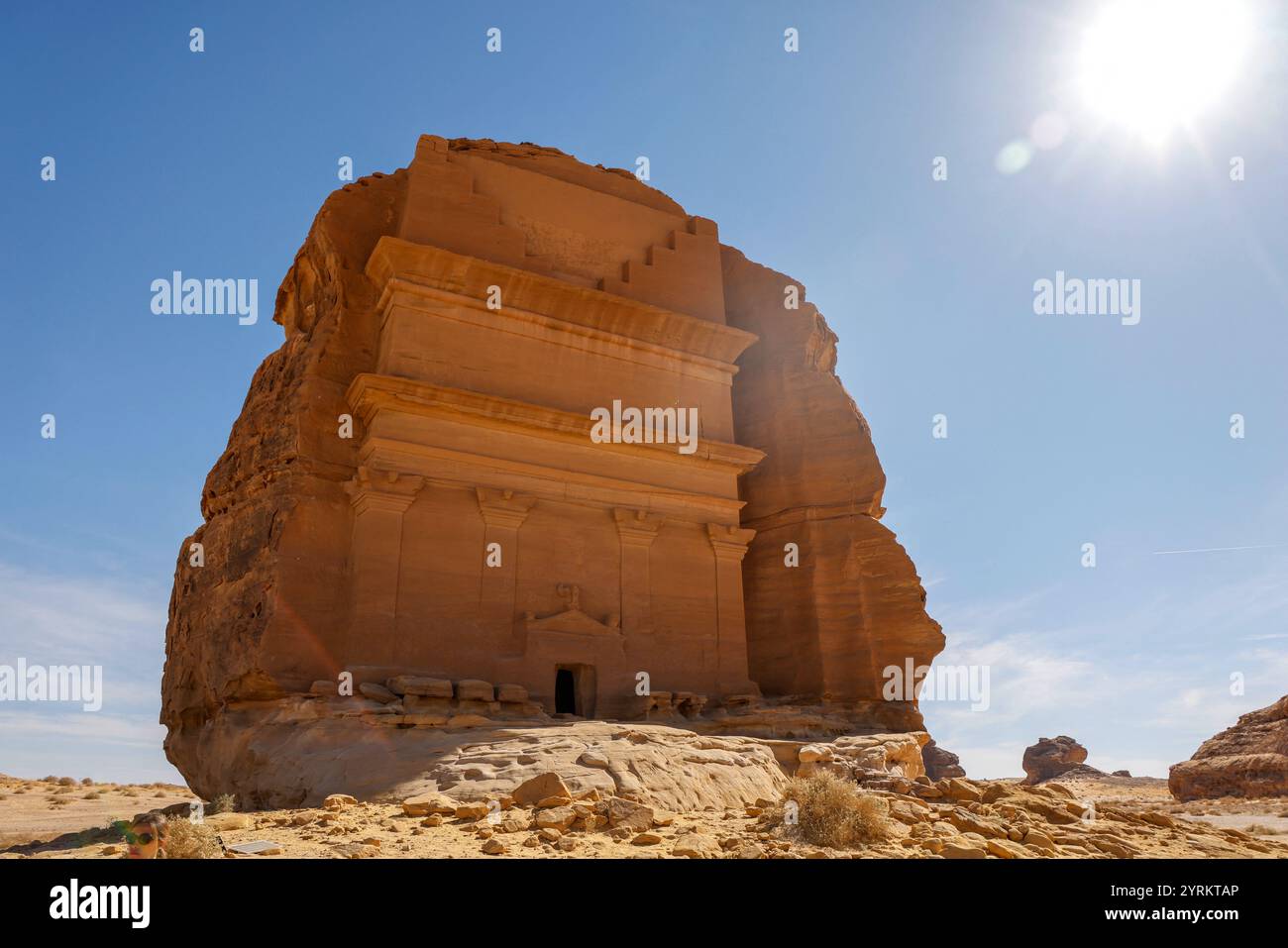 Al Ula, Saudi Arabia. 04th Dec, 2024. A picture shows the Qasr al-Farid ...