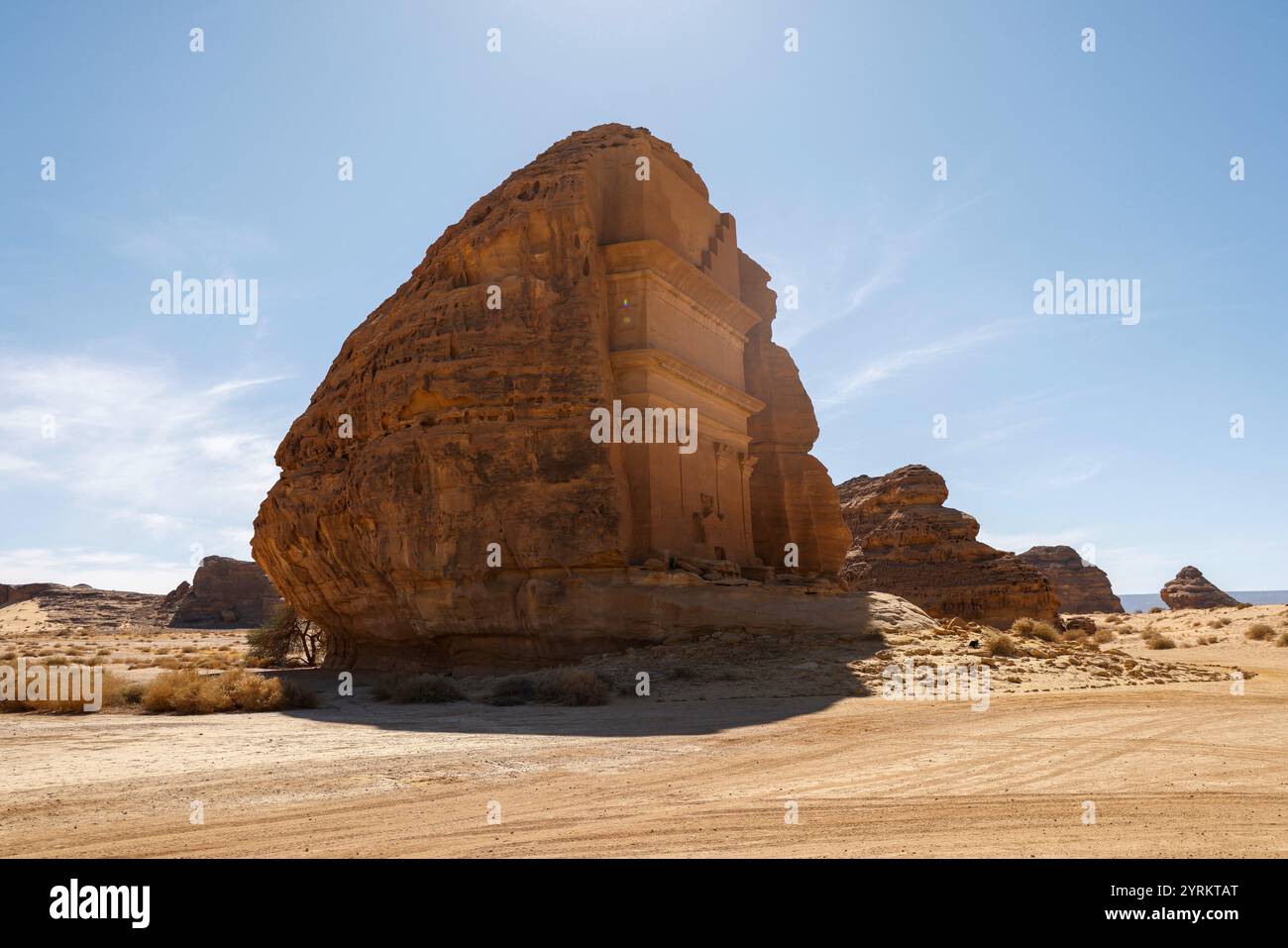 Al Ula, Saudi Arabia. 04th Dec, 2024. A picture shows the Qasr al-Farid ...