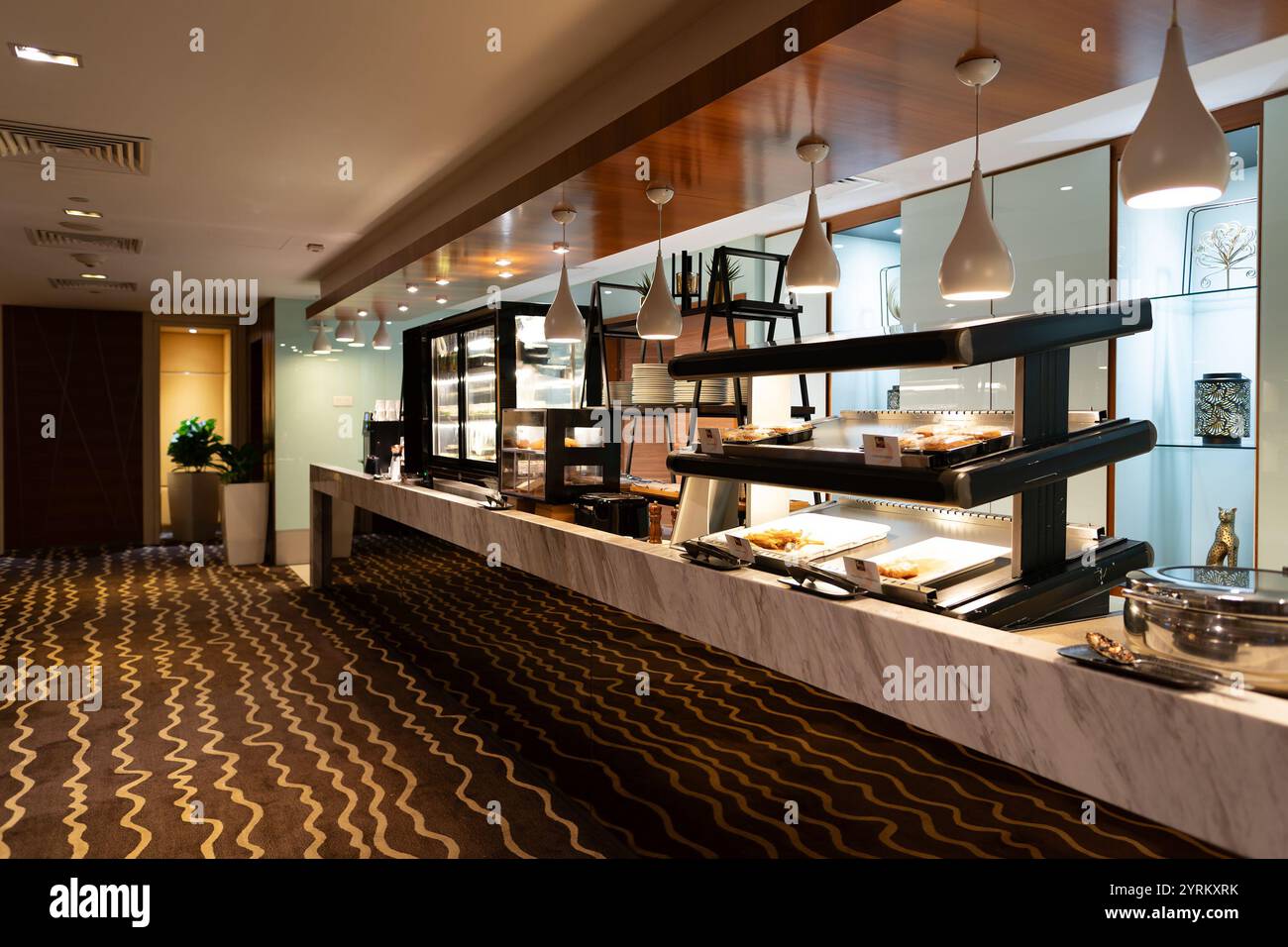 KUALA LUMPUR, MALAYSIA - NOVEMBER 15, 2023: interior shot of Sky Suite ...