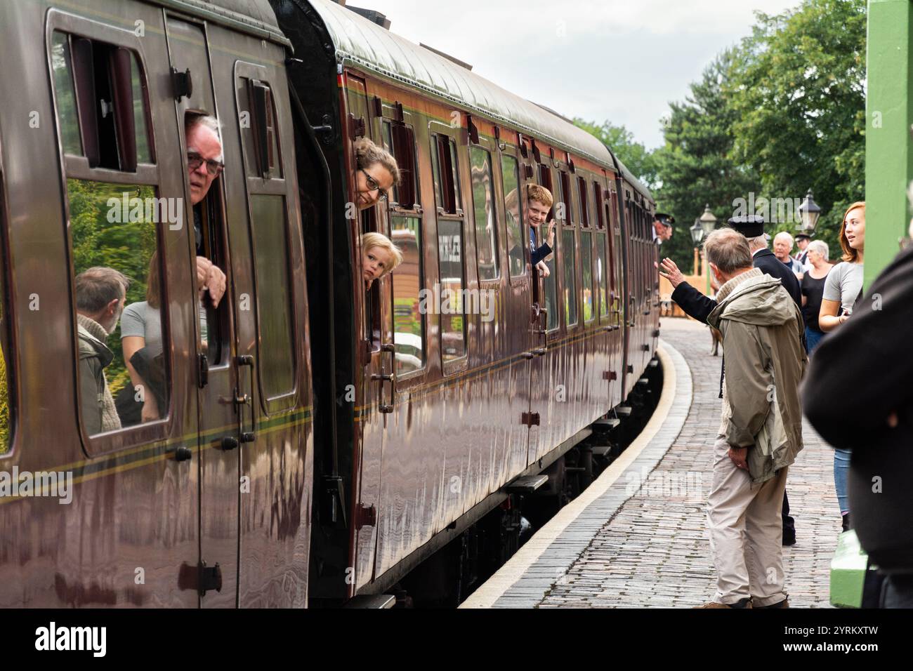 Severn Valley Railway, Arley, Worcestershire, 16-06-2019. Happy ...