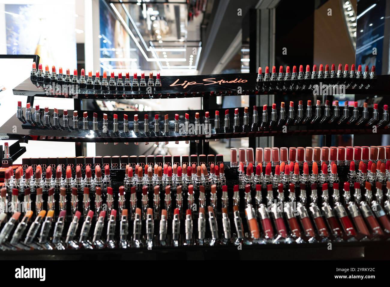 KUALA LUMPUR, MALAYSIA - NOVEMBER 15, 2023: lipsticks on display at ...