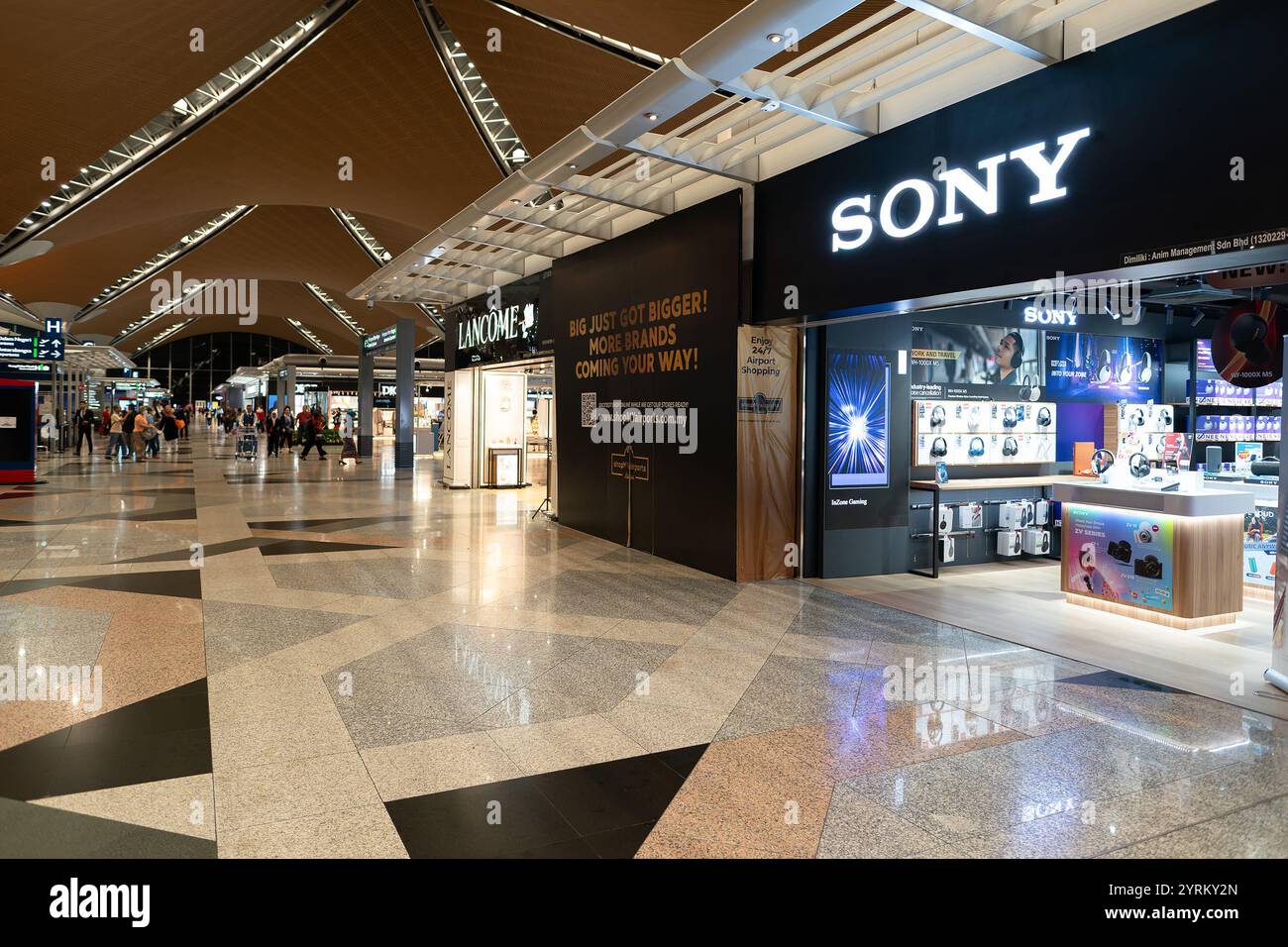 KUALA LUMPUR, MALAYSIA - NOVEMBER 15, 2023: interior shot of in Kuala ...