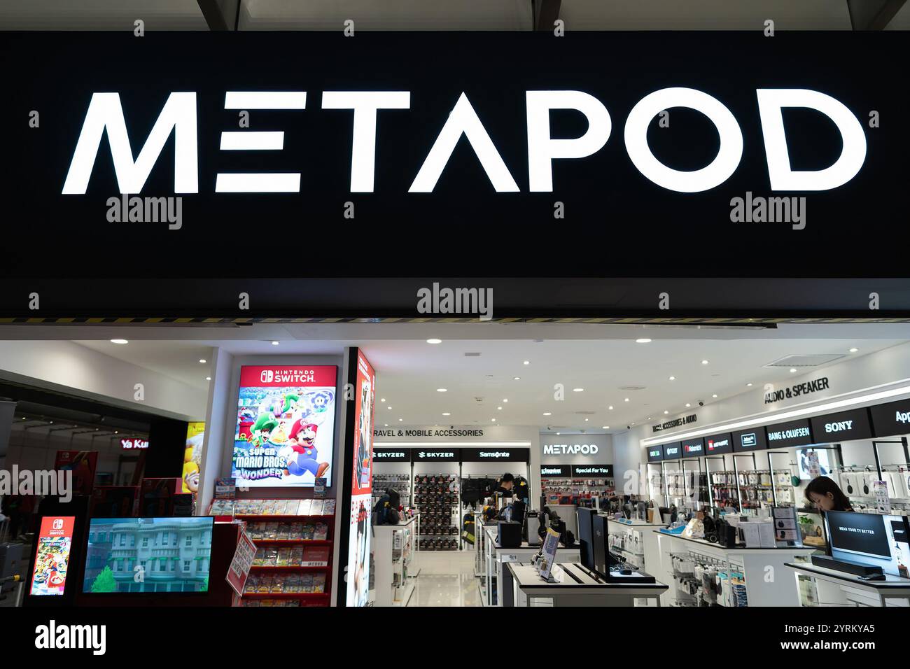 KUALA LUMPUR, MALAYSIA - NOVEMBER 15, 2023: Metapod store in Kuala Lumpur International Airport ...