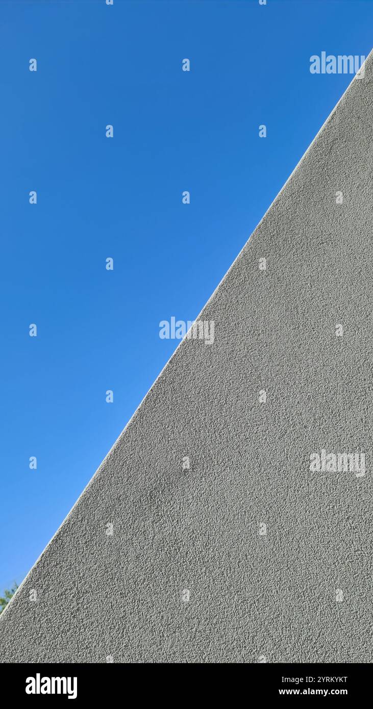 Abstract angle half sky half building Stock Photo - Alamy