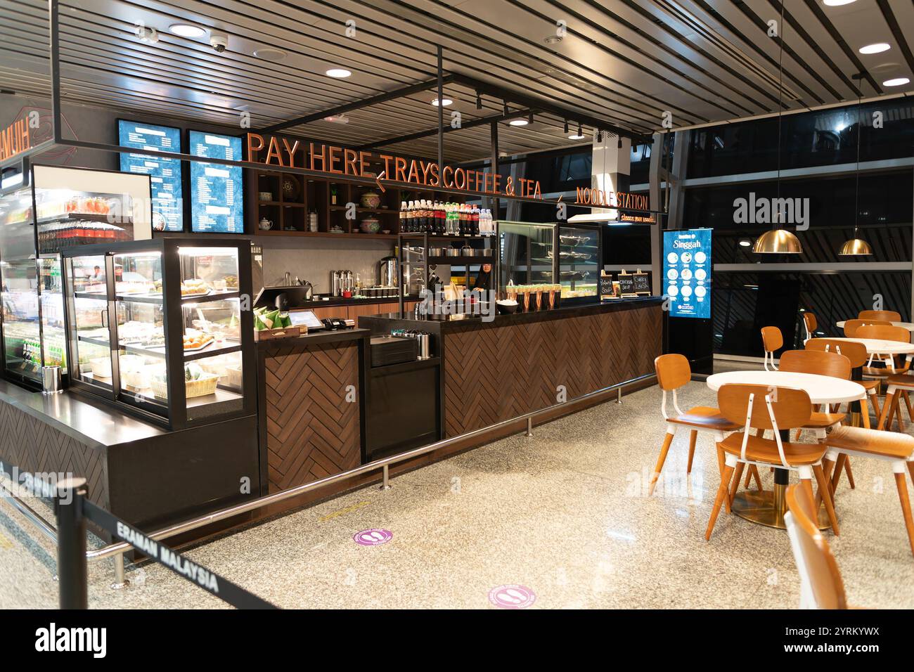 KUALA LUMPUR, MALAYSIA - NOVEMBER 15, 2023: Singgah Kopitiam concept ...