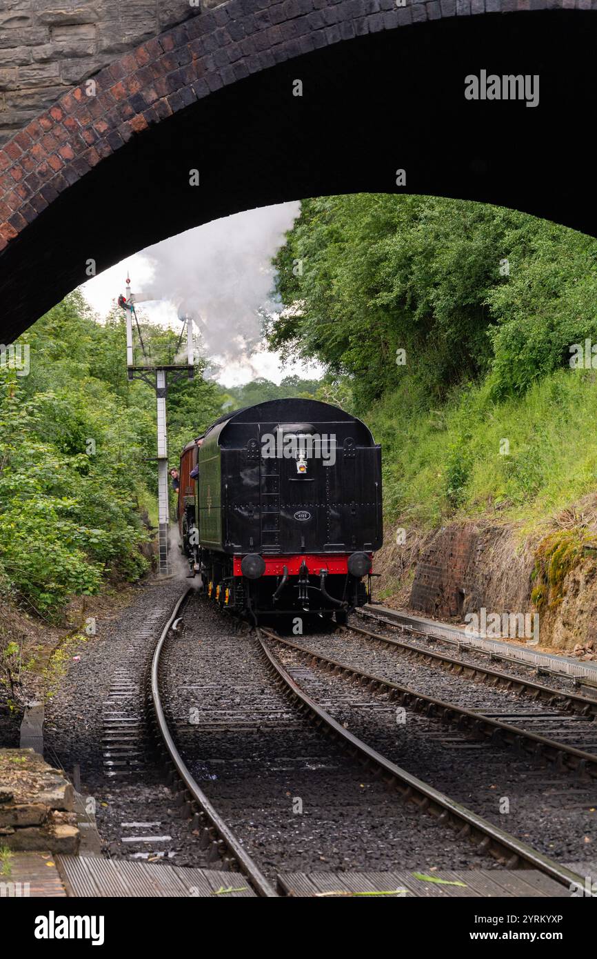 Severn Valley Railway, Arley, Worcestershire, 16-06-2019. A vintage ...