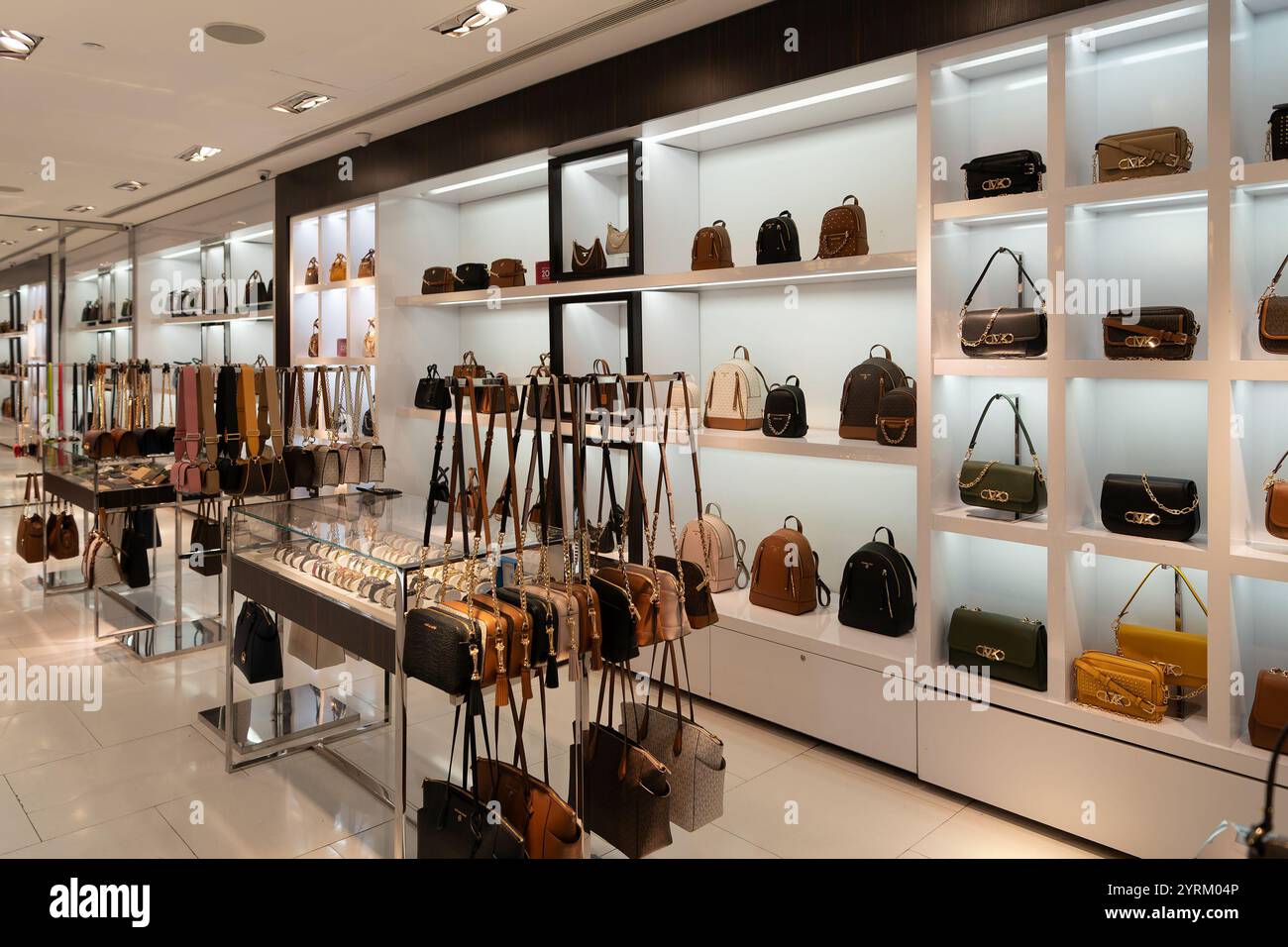 KUALA LUMPUR, MALAYSIA - NOVEMBER 15, 2023: Michael Kors bags on ...