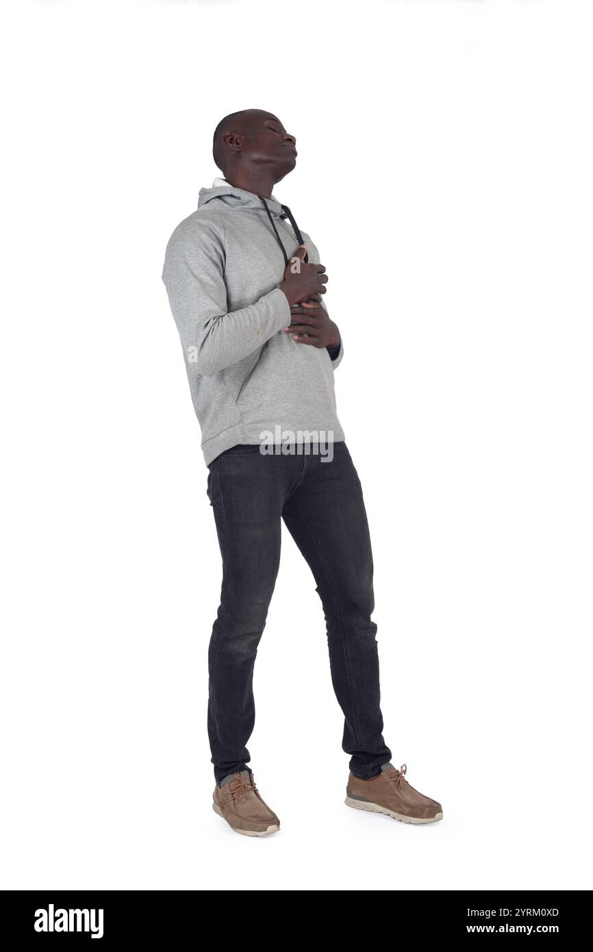 Man chest pain injury Cut Out Stock Images & Pictures - Alamy