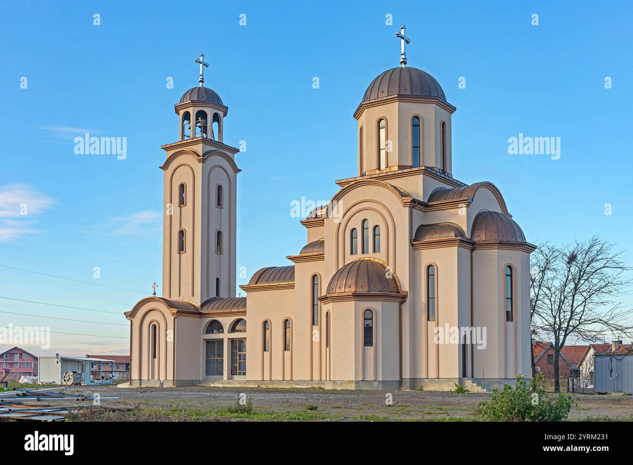 New Building Serbian Orthodox Church at Klisa in Novi Sad Stock Photo ...