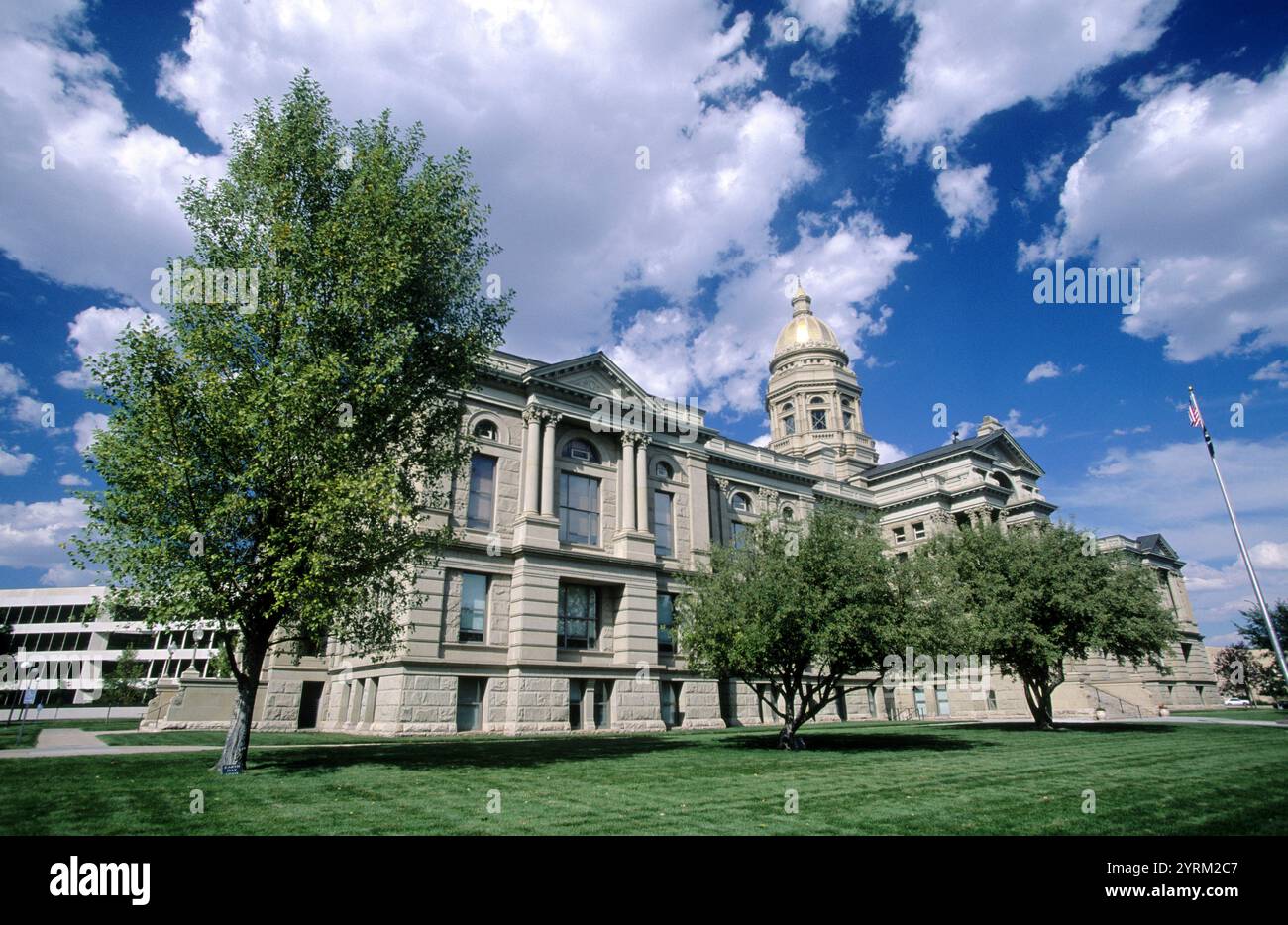 Wyoming State Capitol. Cheyenne. USA Stock Photo - Alamy