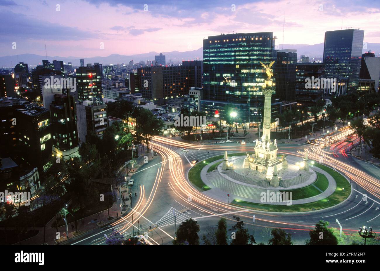 Independence Monument. Avenida de la Reforma. Mexico City. Mexico Stock ...